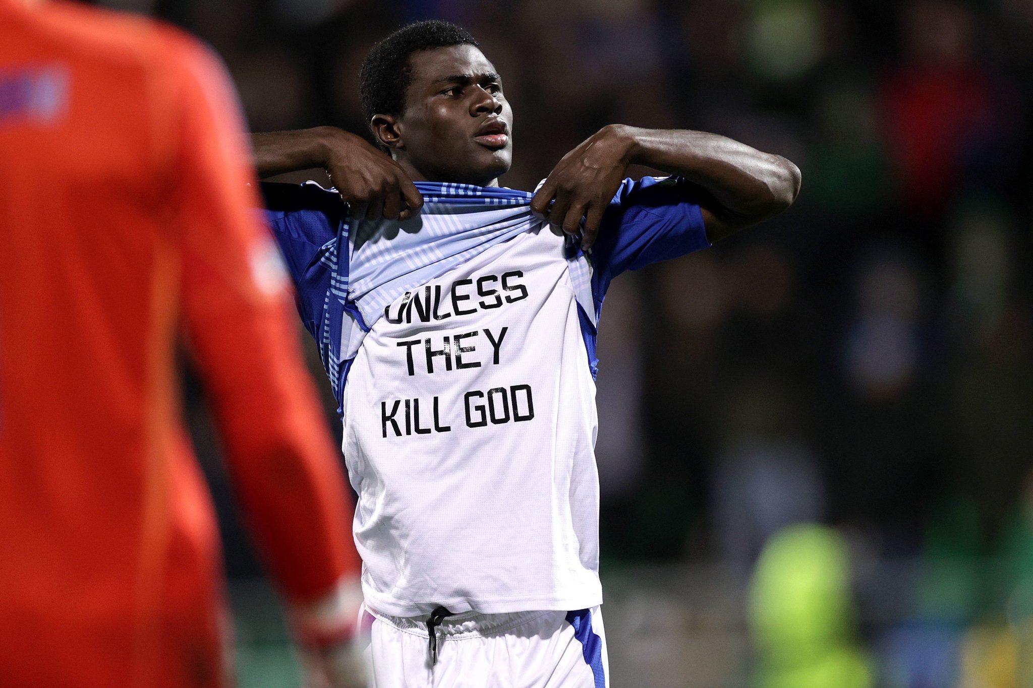 Europa Conference League: Daga flaunts jersey message as he fires Molde ...