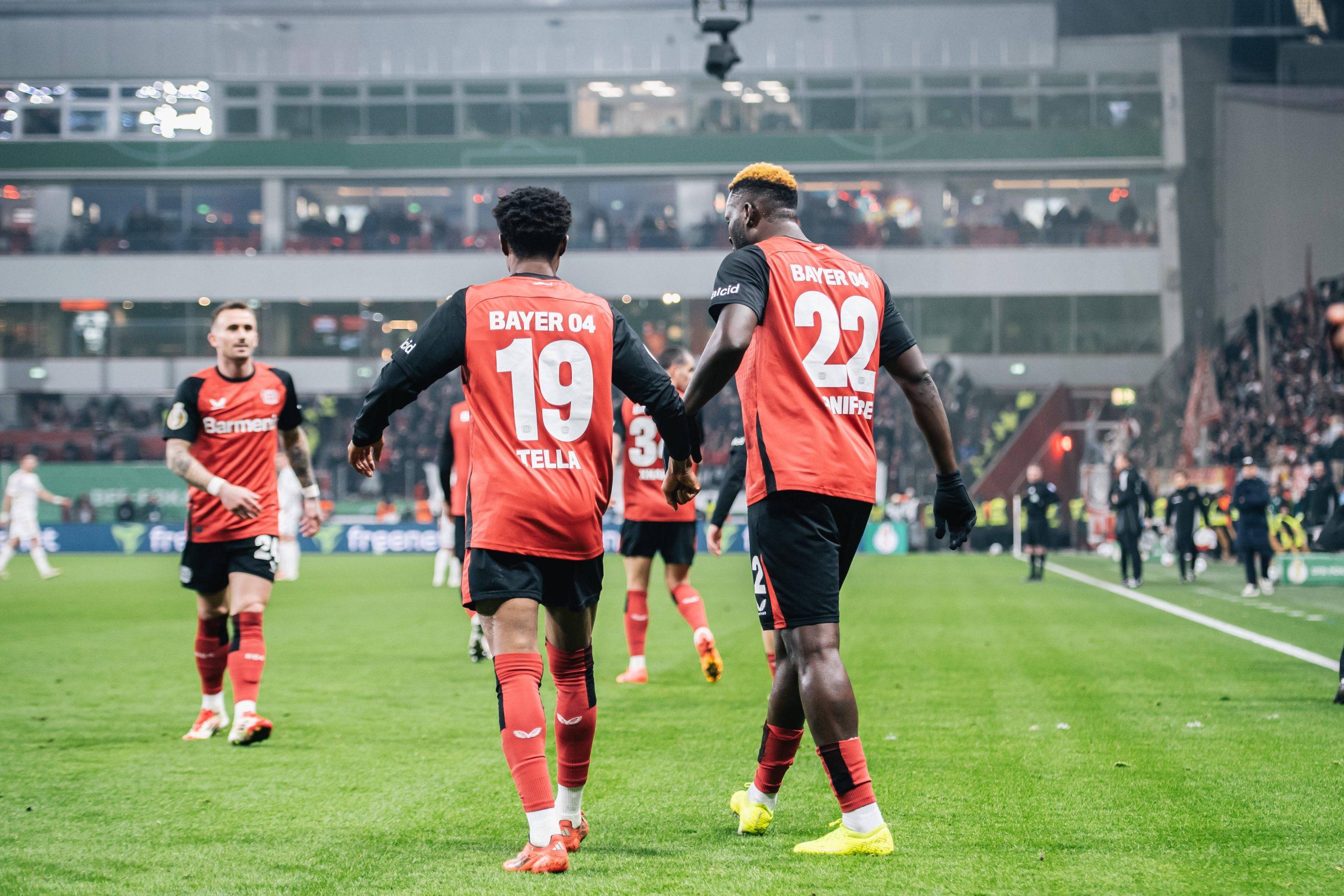Nathan Tella highlights Leverkusen's Champions League goals ahead of ...